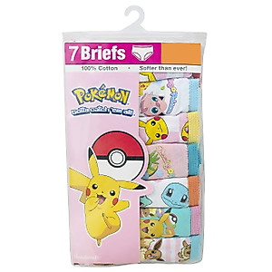 100% Combed Cotton Underwear With Pikachu, Evee, Squirtle, Jigglypuff & more, available in Sizes 4, 6 & 8