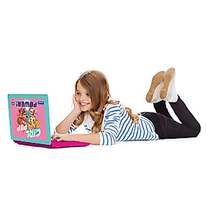 Lexibook, Paw Patrol, Educational and Bilingual Laptop in English/Spanish, Toy for Children with 124 Activities to Learn, Play Games and Music, Pink, JC598PAGi2