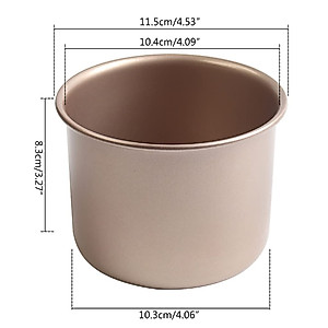 4 Inch Heightening Cake Moulds Metal Material Round Cheese Molds Baking Pans Cake Template Baking Dish Bakewares Gadgets Metal Cake Tins