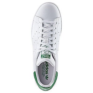 adidas Originals Men's Stan Smith Sneaker, White/White/Green, 19