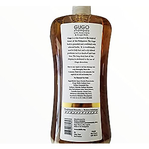Daila Herbal Gugo Shampoo with Aloe Vera and Gugo Bark 1000 ml, Large