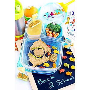 Sandwich Bread Cutters Shapes Set for Kids Vegetables Fruits Cheese Shapes Mold Supplies Crust Lunchbox and Bento Box