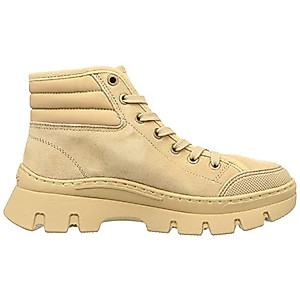 Skechers Women's Roadies Surge-YES 2 Suede Sneaker, TAN, 8.5