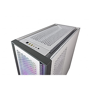 Velztorm White Aciex Gaming PC 14th Gen AI Compatible (Intel i9-14900K 24-Core, 128GB DDR5 4800MHz RAM, 8TB PCIe SSD, GeForce RTX 4090 24GB, 1000W, WiFi6, BT5.2, Win 11 Pro) VELZ0061