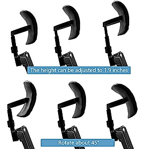 Starswirl Chair Head-Rest Attachment,Black Mesh & Elastic Sponge & Nylon Frame | ONLY - Chair Not Included