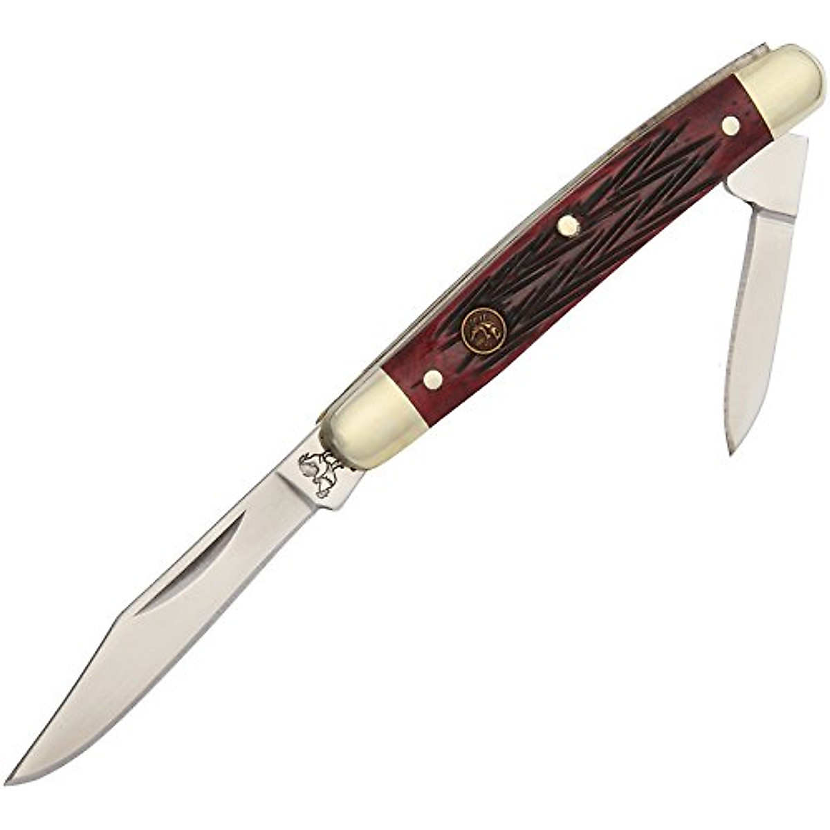 Hen & Rooster HR302RPB-BRK Pen Knife Red Pick Bone