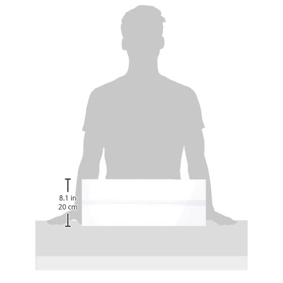 H2Pro 20" Glass Canopy 10 Gallon Aquarium Fish Tank (19.33 x 9.65 x 0.16in)