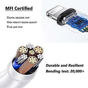 iPhone Earbuds Headphones with Lightning Connector [MFi Certified] Built-in Microphone & Volume Control, Noise Isolating Wired Earphones for iPhone 14/13/12/11/XR/XS/X/8/7/SE, Support All iOS