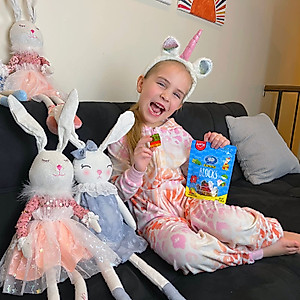 AMOS 4D Gummy Blocks Candy Bricks, Edible Building Block Gummies for Kid's Lego Theme Party, Funny Cupcake Topper Decoration, Resealable 3.53oz Bag (Pack of 3)