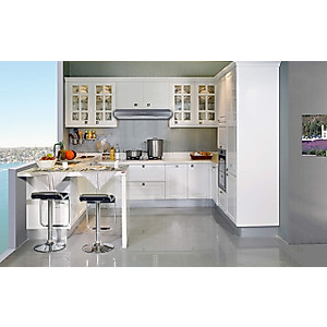 Winflo 30 In. Convertible Stainless Steel Under Cabinet Range Hood with Mesh filters and Charcoal Filters and Push Button Control