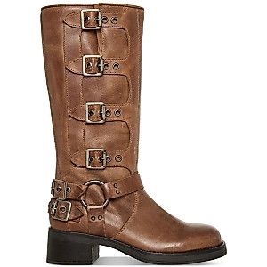 Steve Madden Women's Brocks Fashion Boot, Brown Distressed, 8