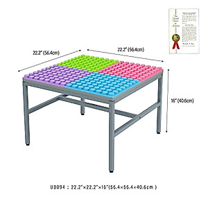 UNiPLAY Play Station for Soft Building Blocks — Early Learning Soft Building Blocks, Cognitive and Motor Skills Development, Educational Play and Sensory Station for Kids (Large)