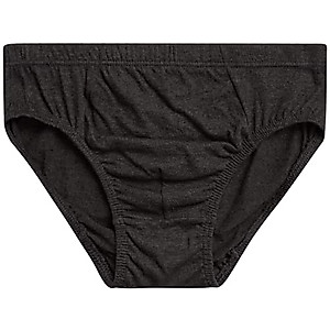 Van Heusen Men's Underwear - Low Rise Briefs with Contour Pouch (10 Pack), Size Large, Black/Grey/Maroon Print/Charcoal