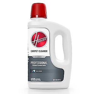 Hoover Prime Professional Deep Cleaning Carpet Shampoo, Concentrated Machine Cleaner Solution, 50 oz Formula, AH31959, White, Package May Vary