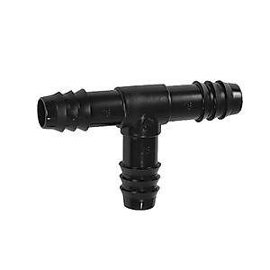 Irrigation Fittings Kit for 1/2" Tubing 20 PIECE SET - 5 Tees, 5 Couplings, 5 Elbows, 5 End Cap Figure 8 Plugs - Barbed Connectors (For Rain Bird 16mm .520 ID and Compatible Drip or Sprinkler Systems)