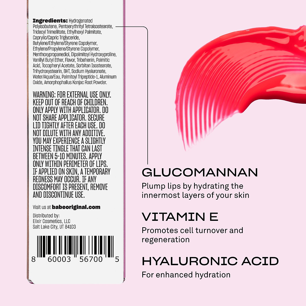 Babe Lash Plumping Lip Jelly Clear