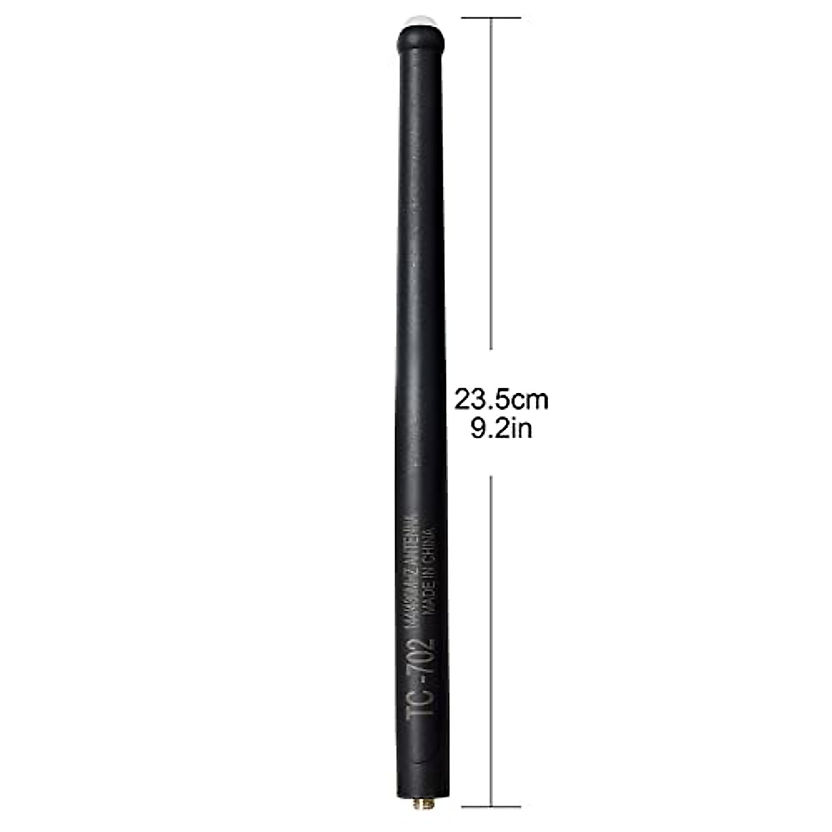 HYSHIKRA SMA-Female Rubber Antenna, 9.2Inches 144/430Mhz 20W Handheld Radio Antenna with LED Indicator Light for Baofeng UV-5R UV-82 BF-F8HP BF-888S Kenwood Walkie-Talkie Transceiver