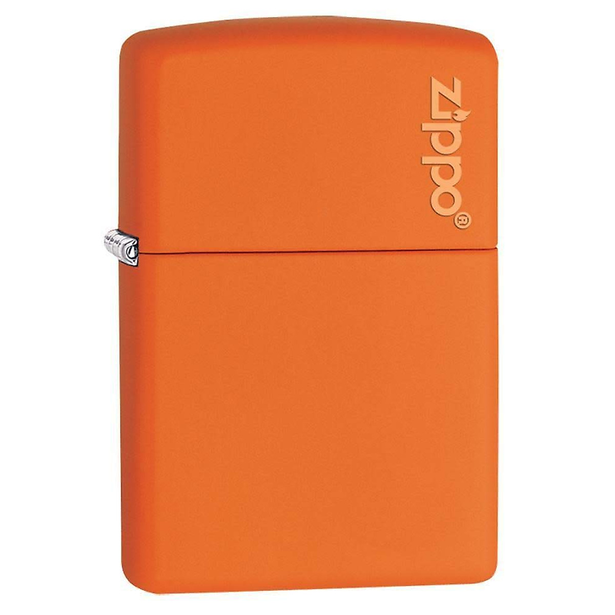 Zippo Classic Orange Matte with Logo Pocket Lighter