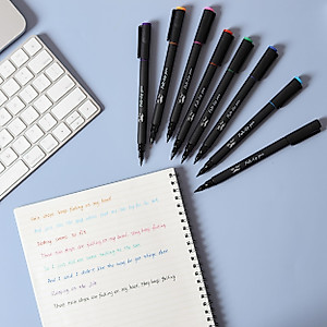 Mr. Pen- Felt Tip Pens, Pens Fine Point, Pack of 8, Fast Dry, No Smear, Colored Pens, Journaling Pens, Felt Pens, Planner Markers, Planner Pens