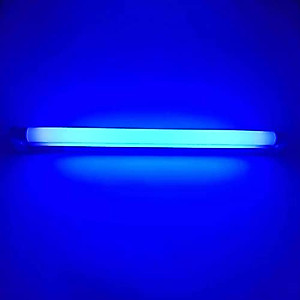 (2Pack) F8T5/BL 12 inch Replacement Black Blue Light Bulb, G5 base,T5 F8W BL368 Linear Fluorescent Blue Lamps
