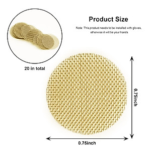 PLUMBING FAUCET AERATOR SCREENS BRASS Fits 13/16 in. faucet retainer 20pcs