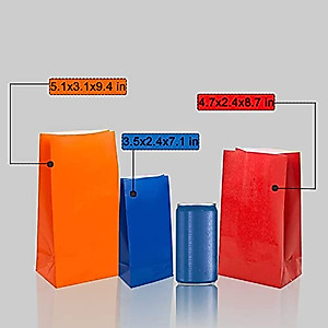 KEYYOOMY Small Paper Bags Green Party Goody Bags for Party (24 CT, 3.5 X 2.4 X 7.1 In)