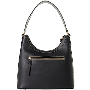 Dooney & Bourke Handbag, Saffiano Hobo Shoulder Bag - Black