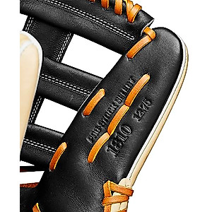 Wilson 2024 A2K 1810 12.75” Outfield Baseball Glove - Left Hand Throw, Blonde/Black/Saddle Tan