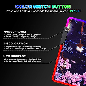 Anime LED Mouse Pad Extended Large RGB Gaming Mousepad Desk Mat for PC Laptop 31.5×11.8 inches