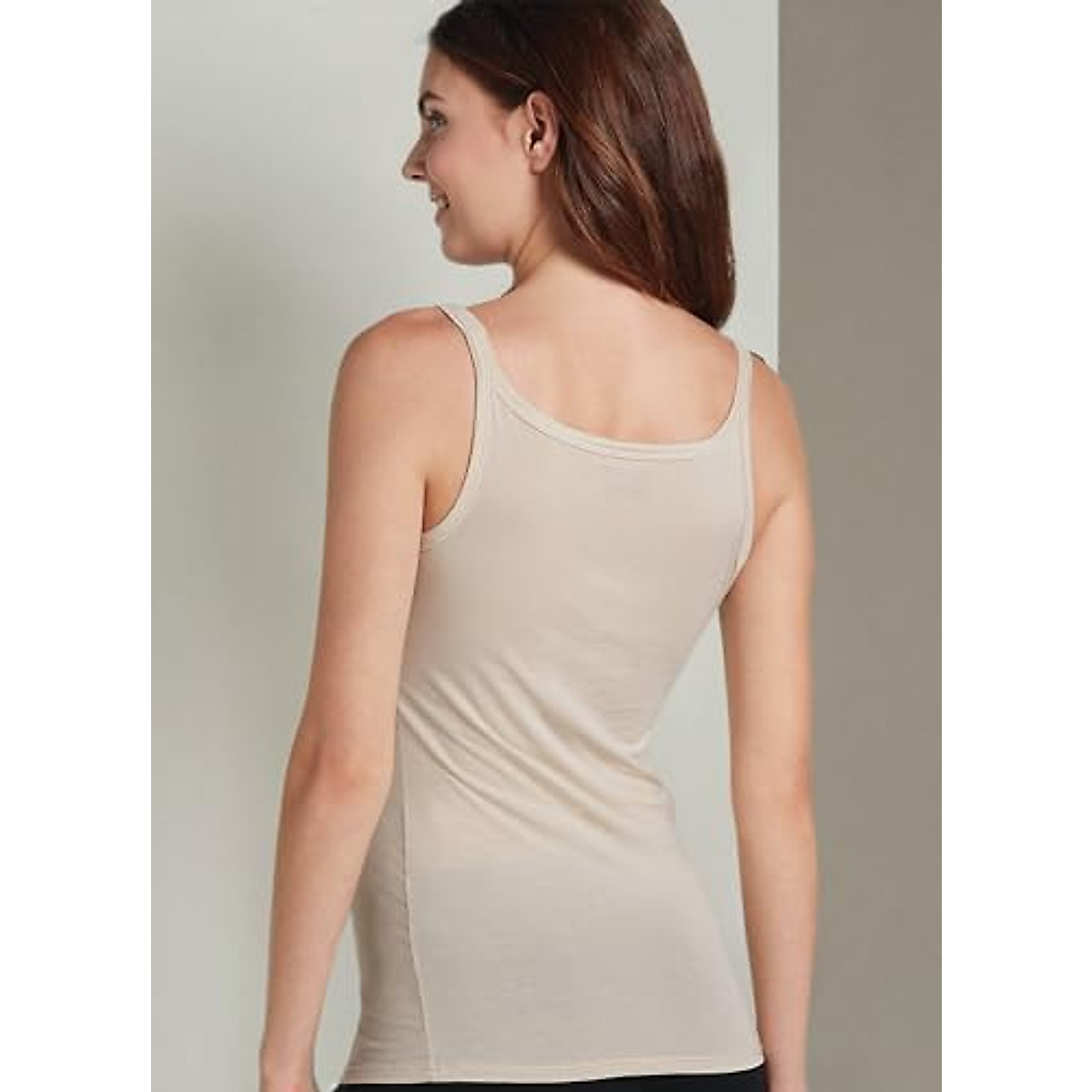 Jockey Women's Undershirt Supersoft Cami, Light Beige, XL