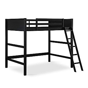 DHP Denver Full Size Loft, Black bed