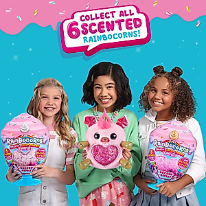 Rainbocorns Jelly Shake Surprise Series 2 Snail by ZURU Cuddle Plush Scented Stuffed Animal, Slime Mix, Talkback Feature and More, Ages 3+ (Snail)