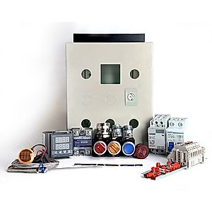 Powder Coating Oven Controller Kit, 240V 30A 7200W (KIT-PCO104) (DIY Kit + Wiring Kit)
