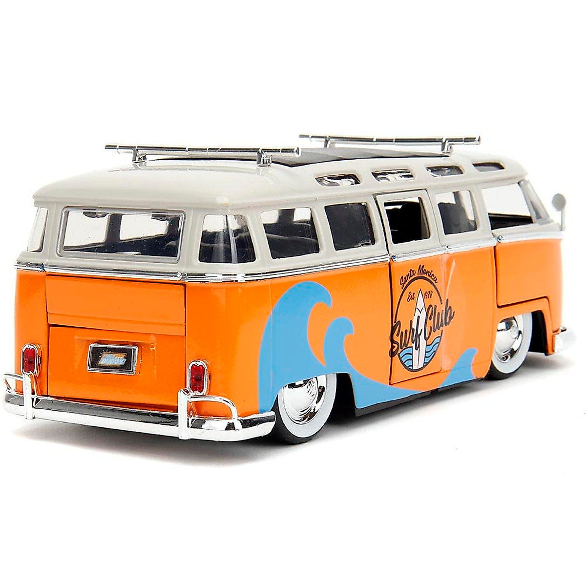 Punch Buggy Slug Bug 1:24 1962 Volkswagen Bus Die-Cast Car, Toys for Kids and Adults