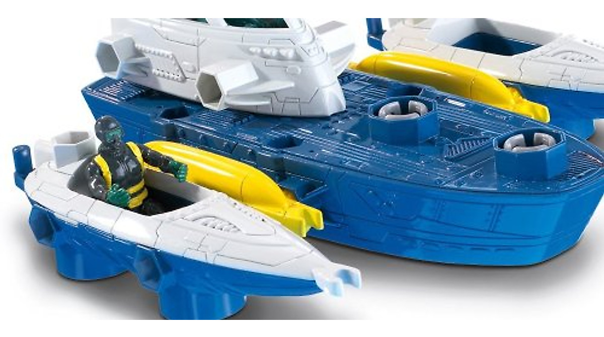 Mattel Matchbox Mega Rig Shark Adventure: Build 30+ Vehicles