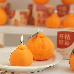 Mini Fruit Scented Candles, Home Decor Candle, Scented Candle Party Christmas Home Decoration Gifts Room Decor 1pcs Aromatherapy