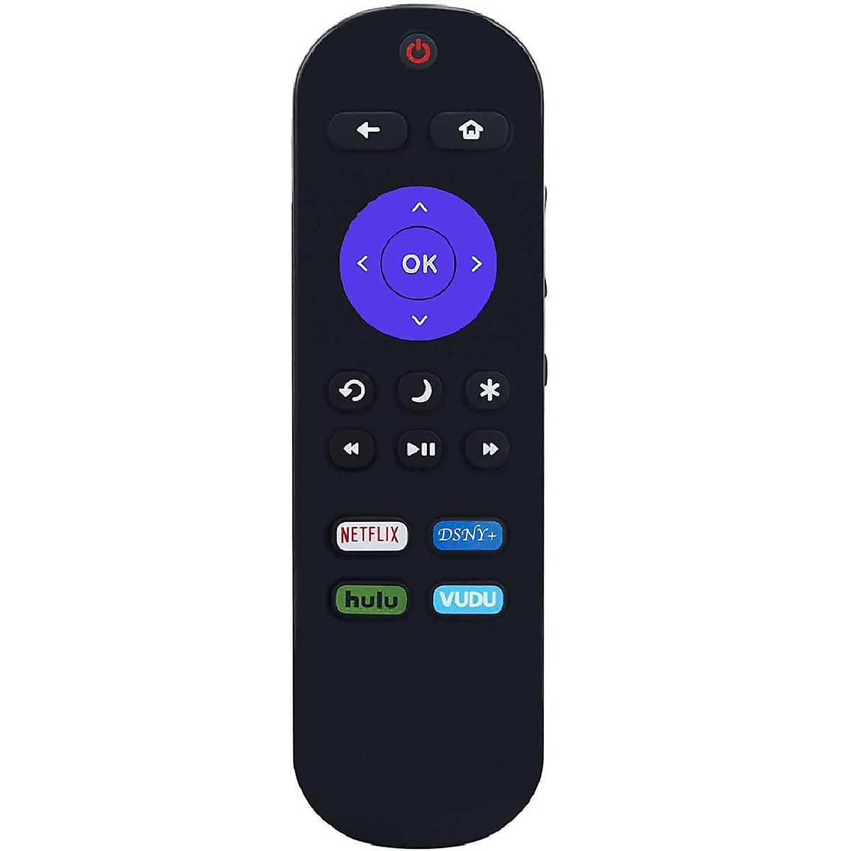 Universal Remote for ONN Roku TV Remote, Compatible with All ONN Roku TVs 4K UHD LCD Smart HDTV with Netflix Disney Hulu Vudu App Keys