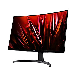 Acer ED273U Abmiipx 27" 1500R Curved WQHD 2560 x 1440 Monitor | Adaptive-Sync Technology | 75Hz Refresh Rate | 1ms VRB | 1 x Display Port 1.2 and 2X HDMI 1.4 Ports,Black