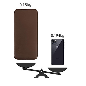 CHICECO Handbag Base Shaper for Neverfull MM Speedy 30, Vegan Leather and Felt - Brown