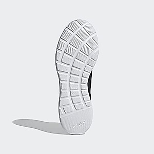 adidas Men's Lite Racer Adapt 4.0 Running Shoes, Black/White/Black, 7.5