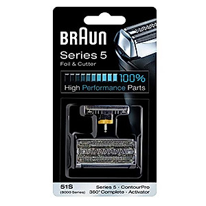 Braun 8000 360 Complete Foil/Cutter Block for Models 8995, 8985, 8975