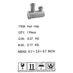 Salon Shampoo Bowl Hair Trap UPC Certified