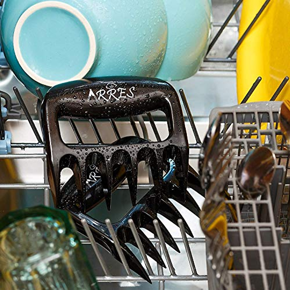 Arres Pulled Pork Claws & Meat Shredder - BBQ Grill Tools and Smoking Accessories for Carving, Handling, Lifting (Meat claws)