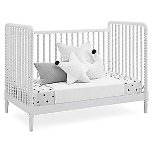 Delta Children Saint 4-in-1 Convertible Crib - Greenguard Gold Certified, Bianca White