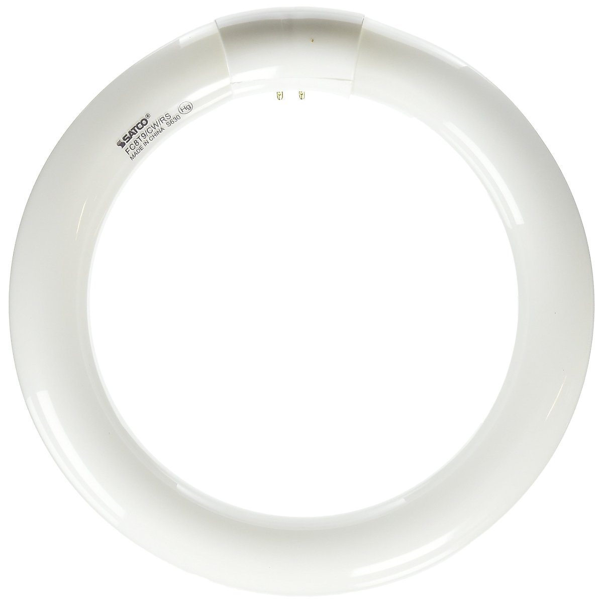 Satco S6500 Transitional Light Bulb in White Finish, 8.00 inches, 1 Count (Pack of 1), Color