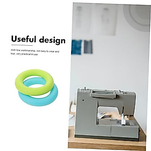 NUOBESTY 2pcs Bobbin Storage Box an Fittings Bobbin Case Silicone Bobbin Holder Sewing Accessories Embroidery Tool Holder Bobbin Organizer Sewing Accessory Bobbin Container