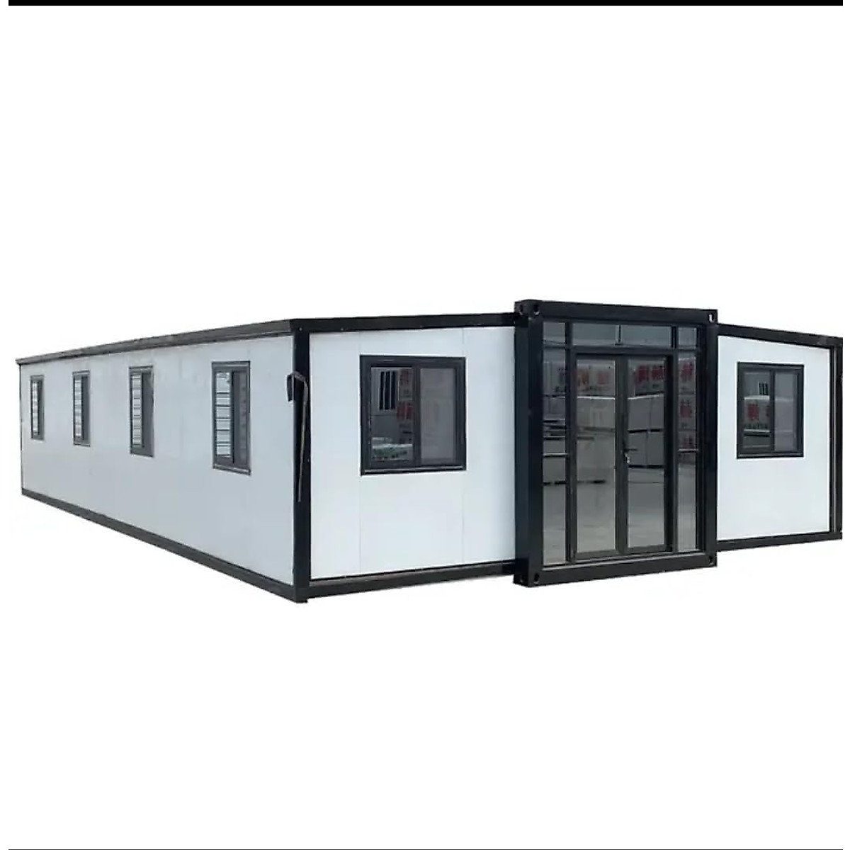 Almaro 40ft x 20ft Prefab Tiny Homes for Sale – Mobile Foldable Houses, Prefabricated Homes with Bathroom and Kitchen, Compact Living Solutions (40ft 2 Beds)