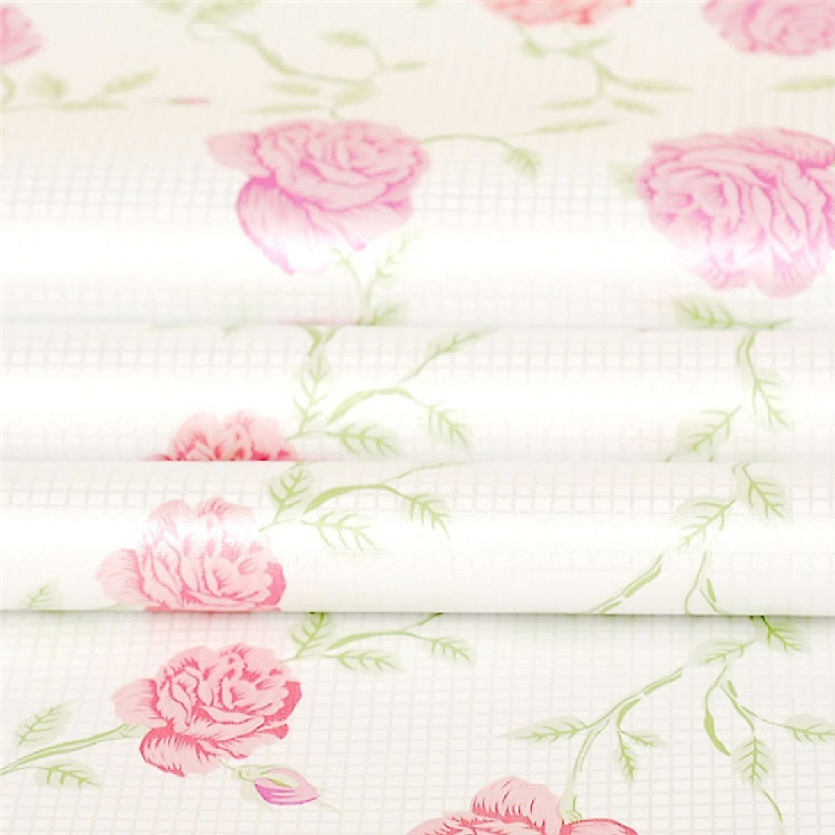 HOYOYO 17.8 x 78 Inches Self-Adhesive Shelf Liner, Self-Adhesive Shelf Liner Dresser Drawer Contact Paper Wall Sticket Home Decoration,Rose Vine