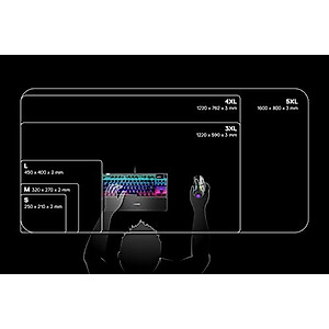 SteelSeries QcK Gaming Surface - Small Cloth - Mouse Pad of All Time - Optimized For Gaming Sensors