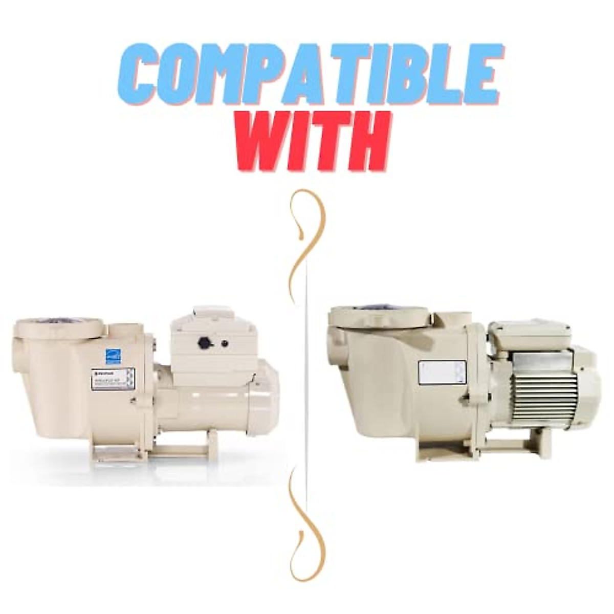 Swimables Pump Lid and Lid Oring Compatible with Whisperflo & Intelliflo 357151-3X Durable Pro Grade Pump Lid Compatible with Pentair Whisperflo/Intelliflo Pump - USA Made - Oring Included